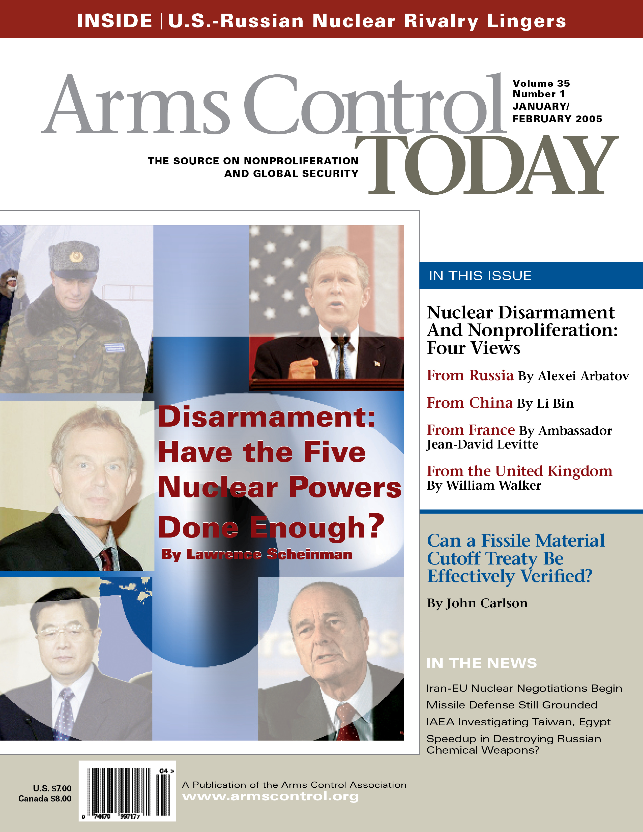 Arms Control Association | The authoritative source on arms control ...